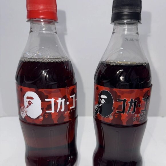Bape | Wall Decor | Bape X Coca Cola And Coke Zero Plastic Bottle Pair ...